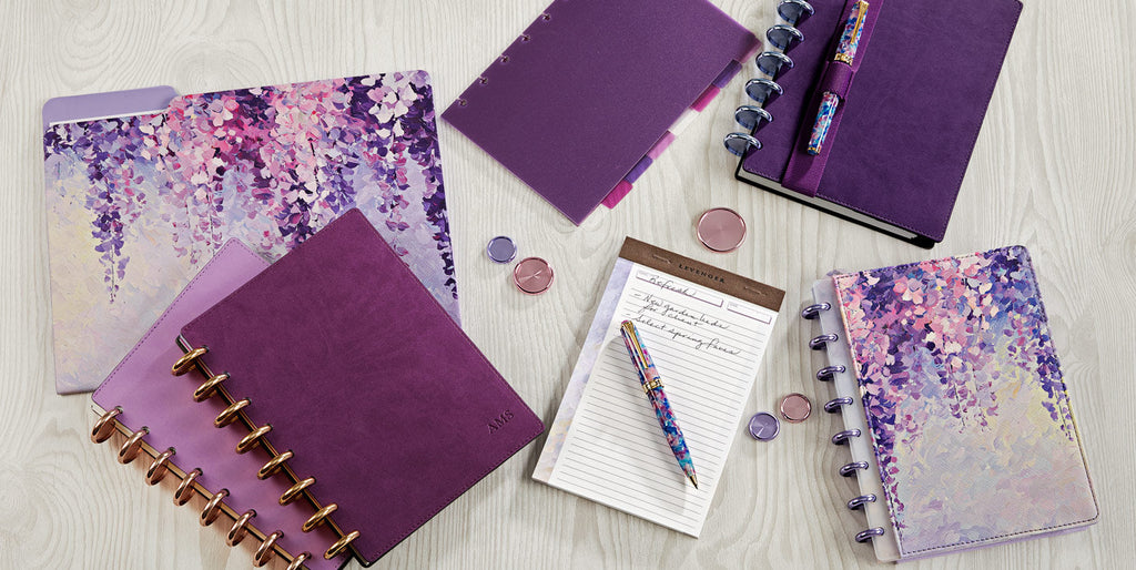 Levenger | Wisteria Notebook and Stationery Collection