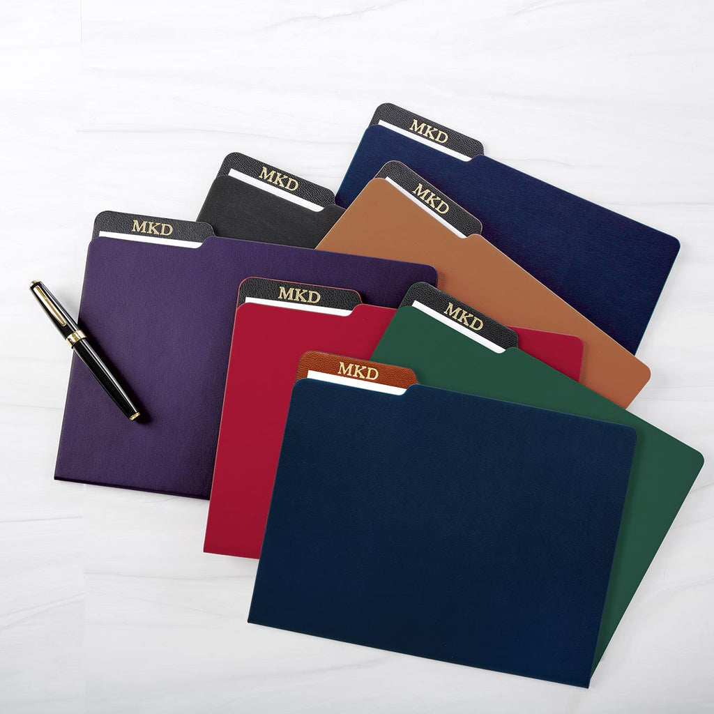 Wall Street File Folder | Leather Folder For Documents