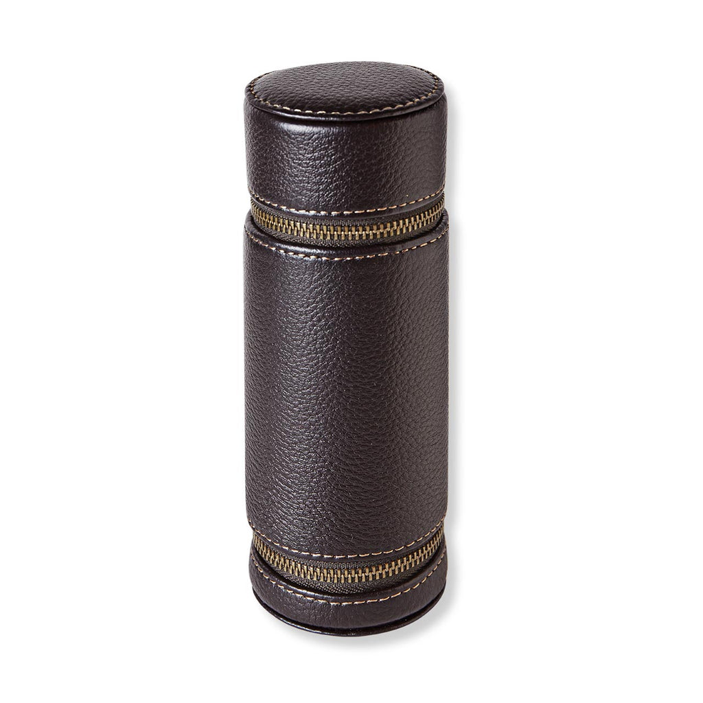 Levenger | Bomber Jacket Pen Capsule | Full-Grain Leather Pen Case