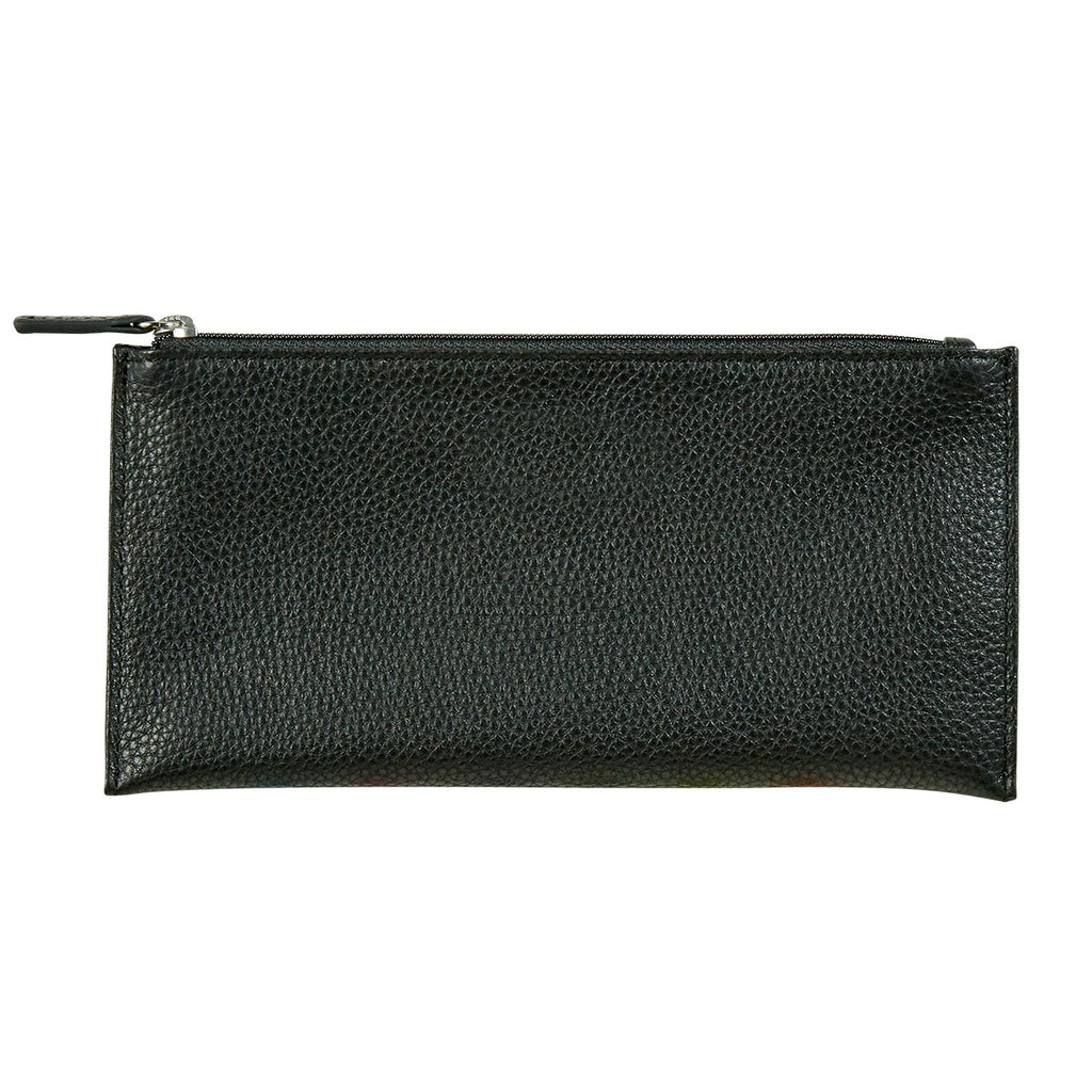 Pebbled Leather Pen Pouch