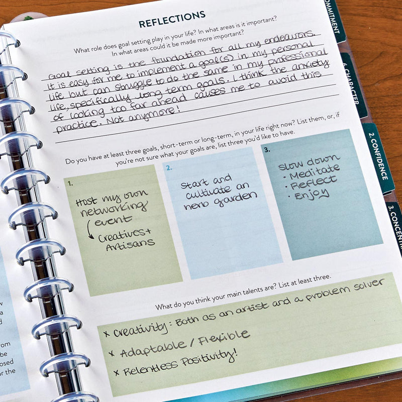 Levenger Master Class The 7 Cs of Success Circa Workbook