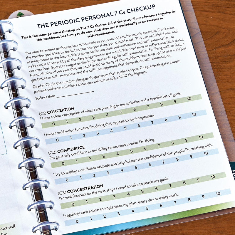 Levenger Master Class The 7 Cs of Success Circa Workbook