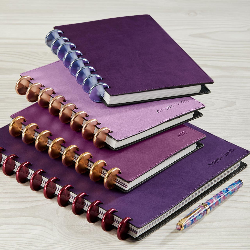 Levenger | Wisteria Circa Sliver Discbound Notebook