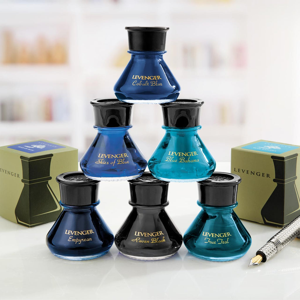 The BlueNote Ink Sextet | Bottled Ink Six-Pack | Only from Levenger