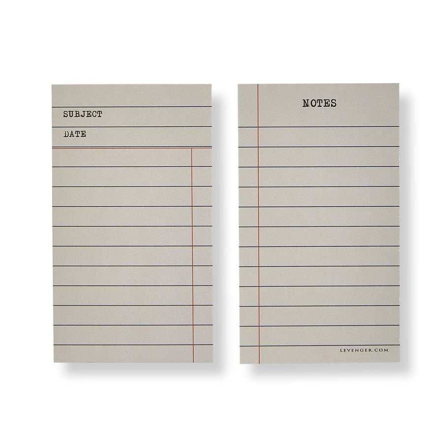 3 x 5 Index Cards - Custom Cards - Levenger