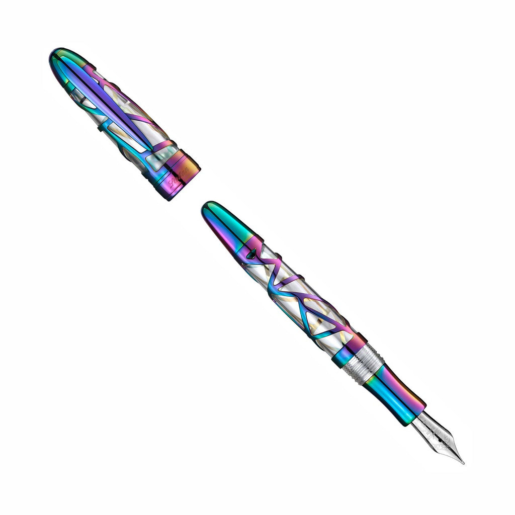 Laban Skeleton Rainbow Fountain Pen