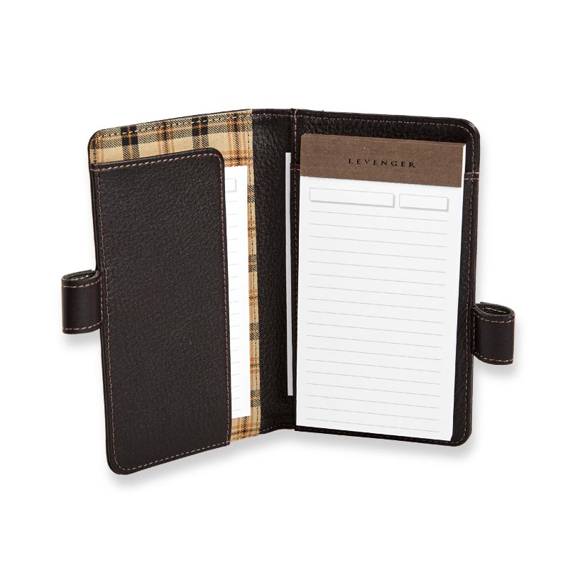 Bomber Jacket Leather 3 x 5 FolioNotes | Wallet with Notepad