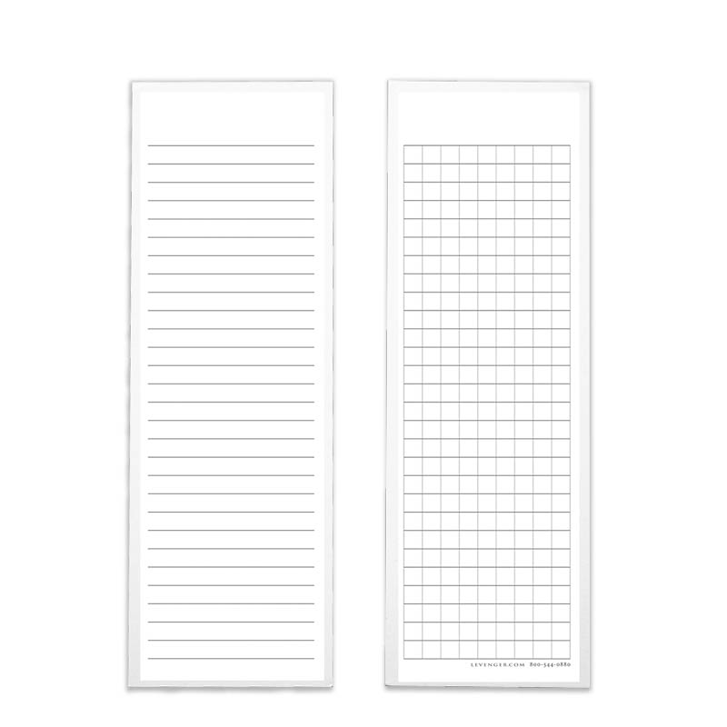 100 Bookmark Cards, Ruled/Grid